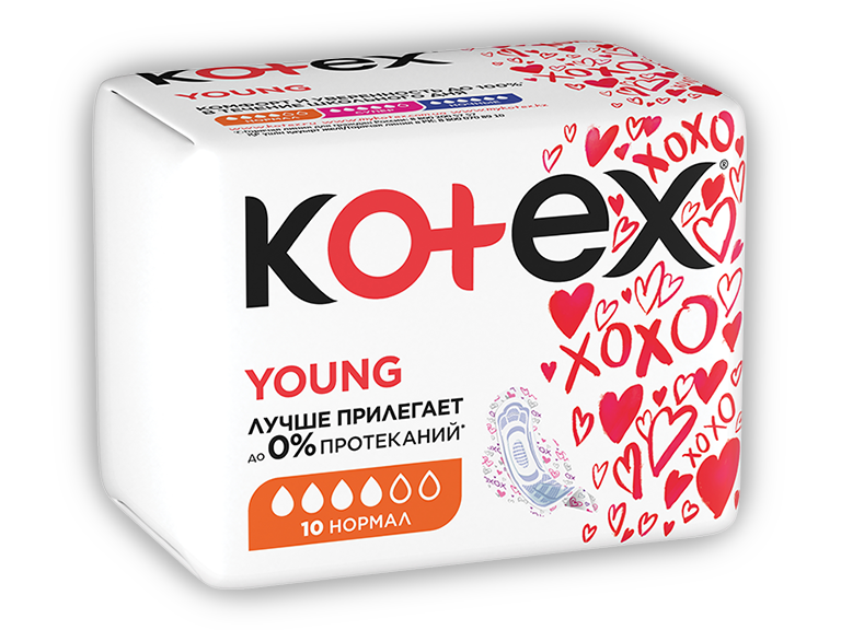 Kotex Young ნორმალი | Kotex® საქართველოს